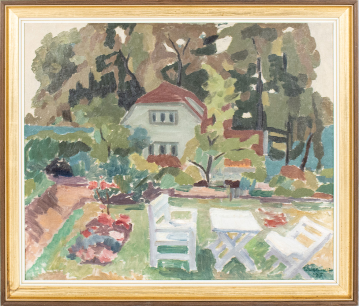 ELLIS WALLIN (1888-1972), olja på duk, signerad och dat | Auktion