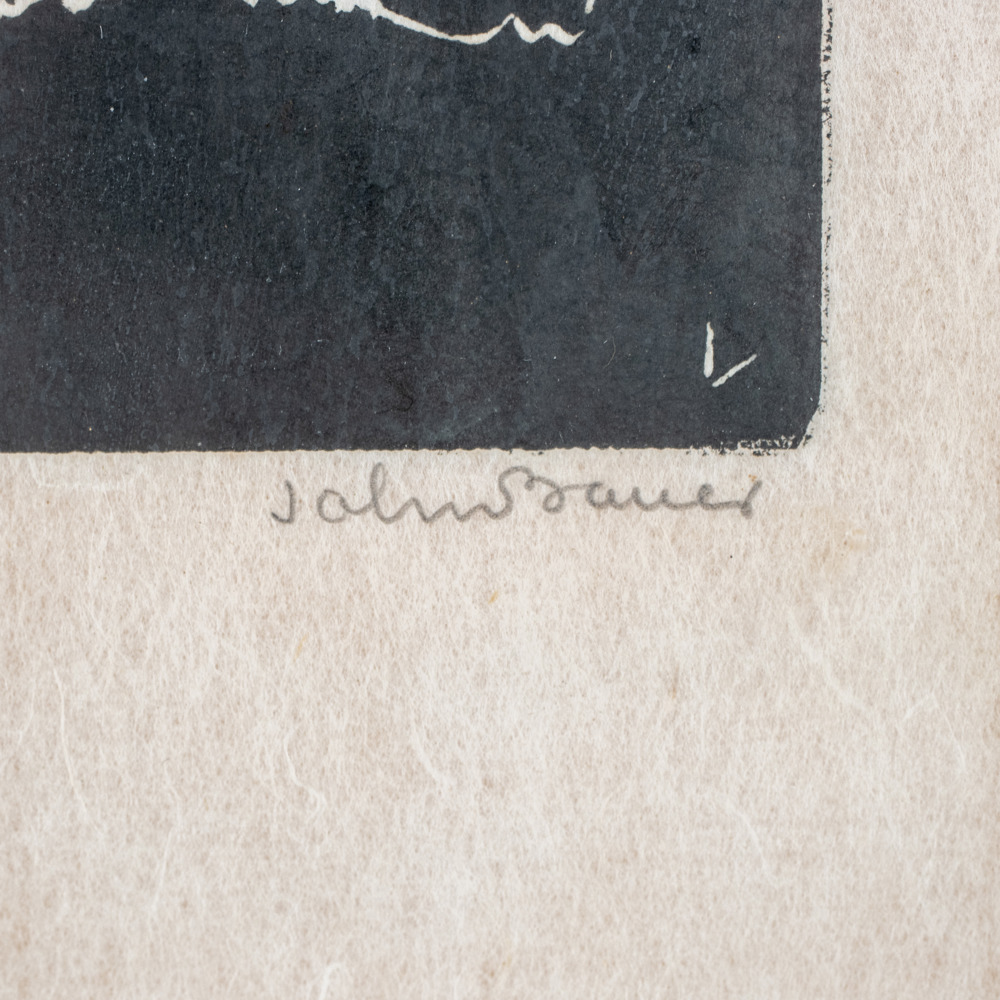 JOHN BAUER (1882-1918), träsnitt, signe… | Auktion.se
