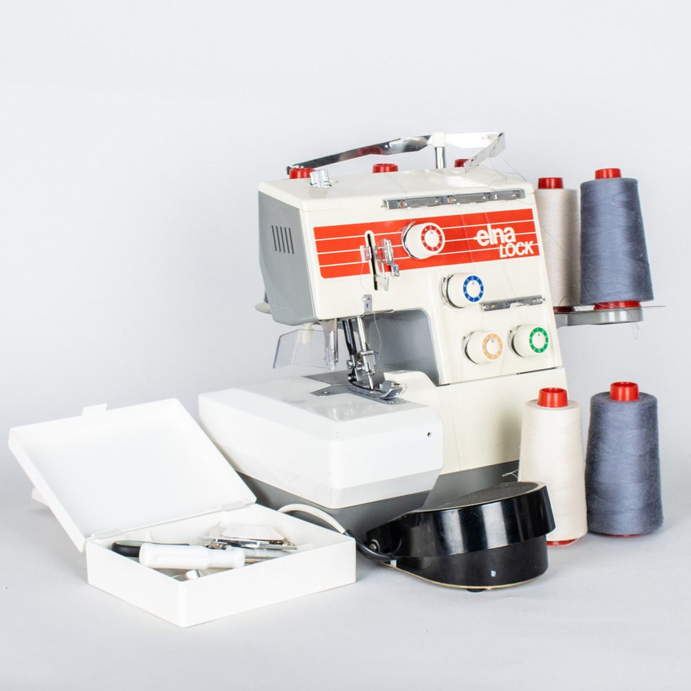OVERLOCKMASKIN, Elna Lock, L5 | Auktion.se