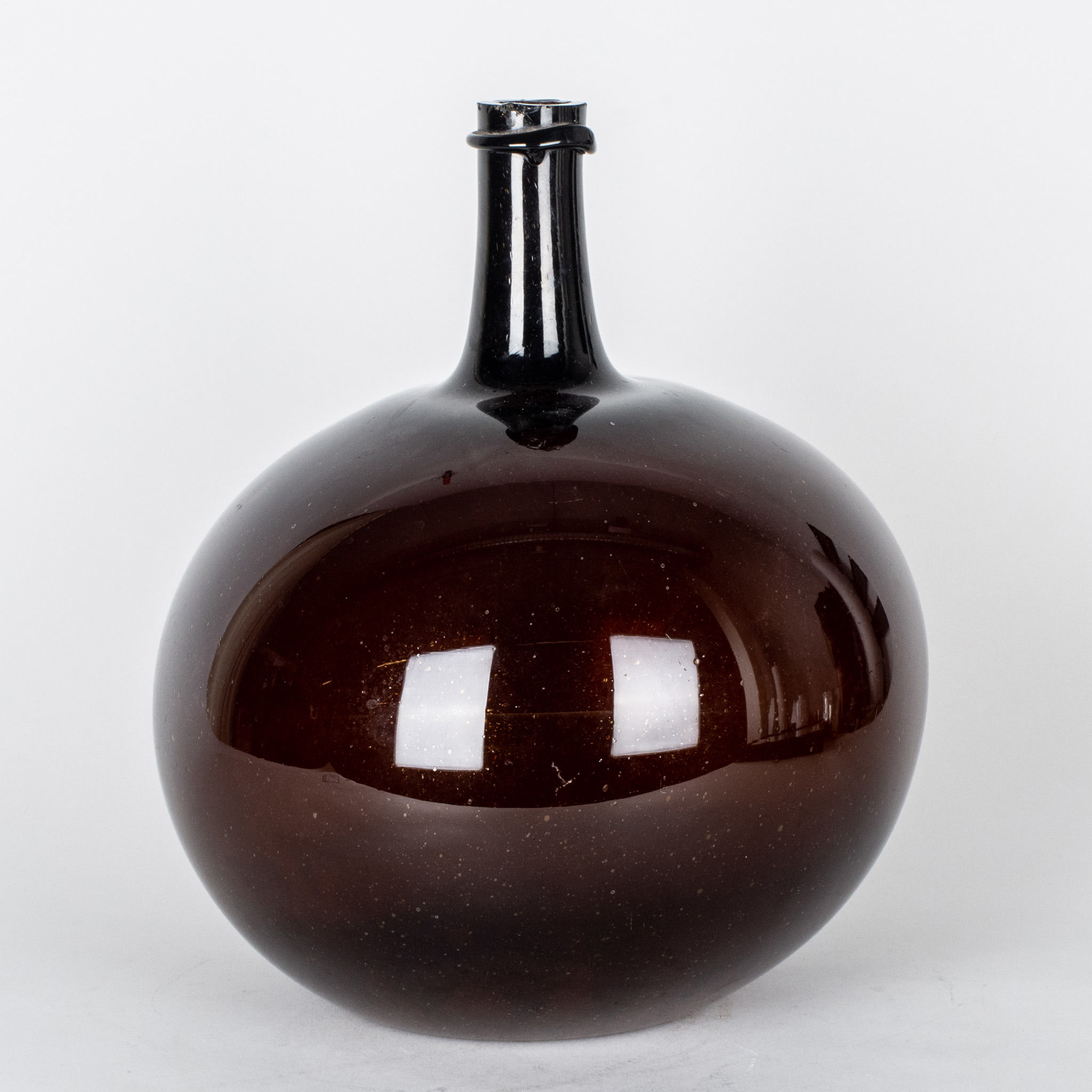 FLASKA, glas, 1700-tal | Auktion