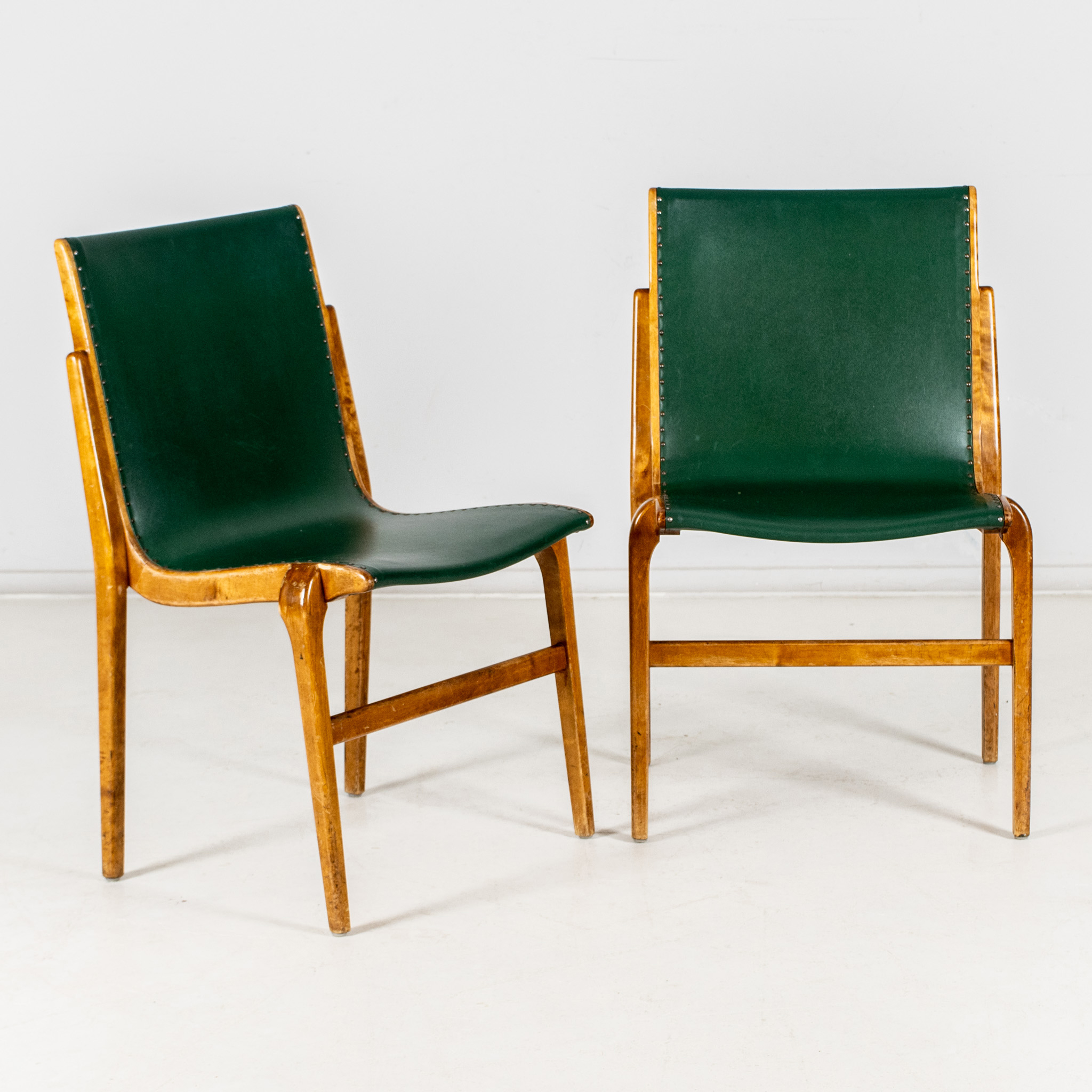 STOLAR, 6 st stolar, björk, 1900-talets… | Auktion.se